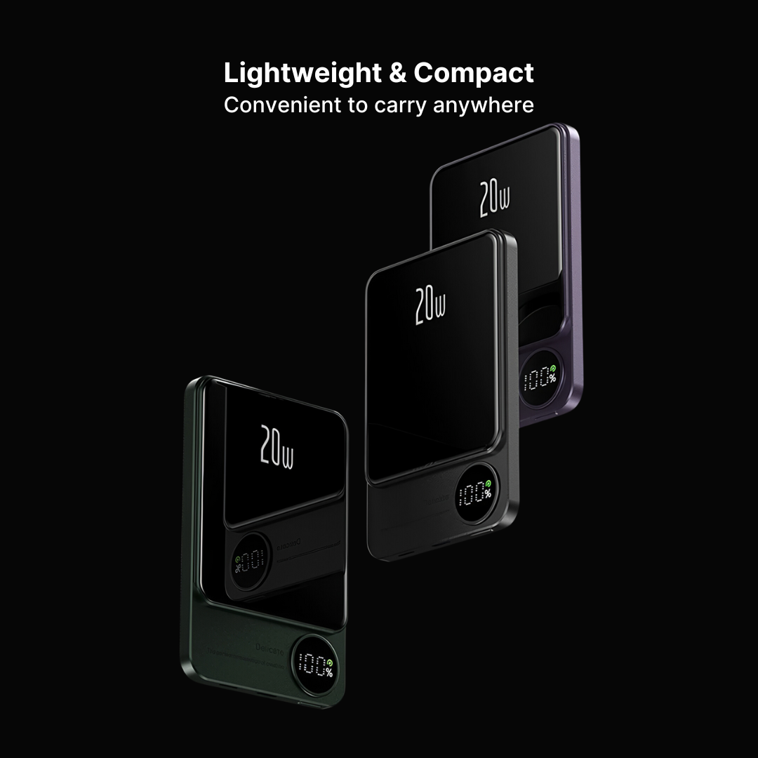 Ultra Thin Power Bank 20W Magnetic Wireless Charging – BlueBolt Chargers