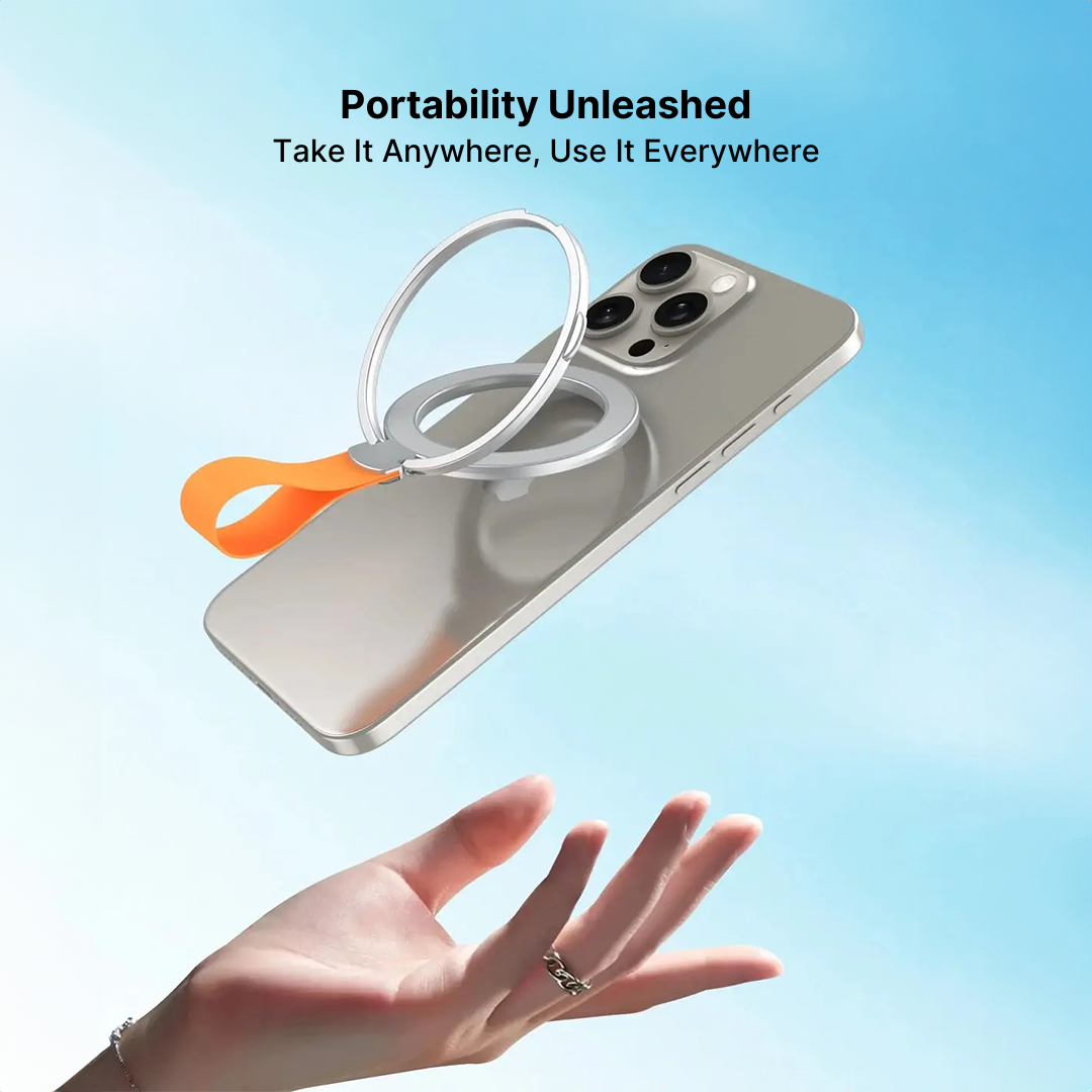 Rotatable Magnetic Phone Holder with Folding Ring – BlueBolt Chargers
