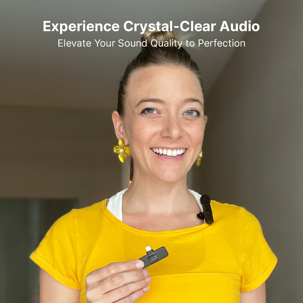 PocketPro Mini Wireless Mic for Creators – BlueBolt Chargers