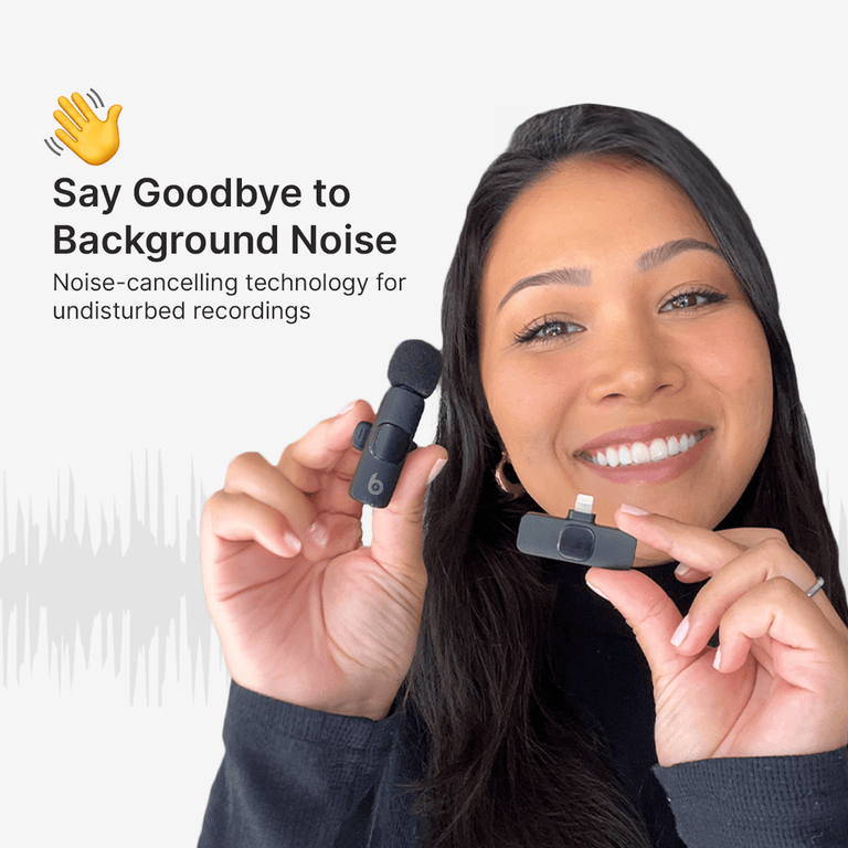 PocketPro Mini Wireless Mic for Creators – BlueBolt Chargers